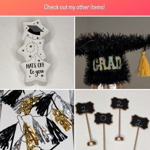 Amazon | Party Supplies | Congrats Grad Foam Yard Stake Sign Party ...